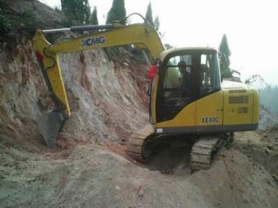 Cina Un mini escavatore idraulico a quattro tempi, riveste il raffreddamento ad acqua di scavatura massimo di portata 6130mm del mini escavatore in vendita