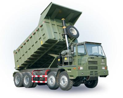Китай HOWO 70tons с Tipper 6 тележки сброса минирования дороги 4 управляя моделью 371hp с системой HYVA Hdraulic поднимаясь продается
