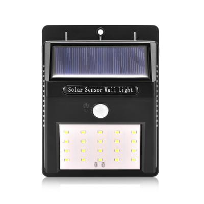 China Exterior Solar Powered Pir Security Light With Motion Sensor SMD2835 20 LEDs for sale