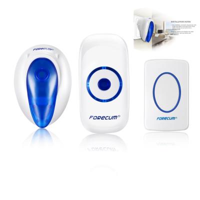 China Attractive Long Range Wireless Doorbell Multiple Chimes ABS Material for sale