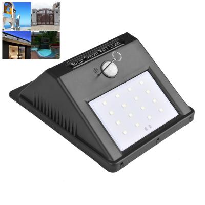 China 1W Rechargeable LED Solar Wall Light For Outside Patio 23 - 25lm Lumen for sale