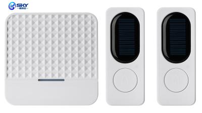 China Solar Energy IP65 Waterproof Wireless Doorbell With FCC / RoHS Approval for sale