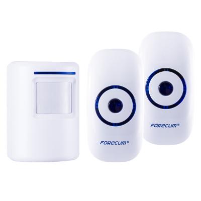 China Indoor White Wireless Long Range Doorbell For Housing And Warehouse Visitor for sale