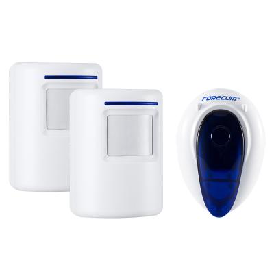 China Home Motion Sensor Alarm Wireless Battery Powered Doorbell Strong Flash for sale