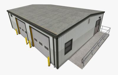 China Low Cost Steel Frame Warehouse for sale