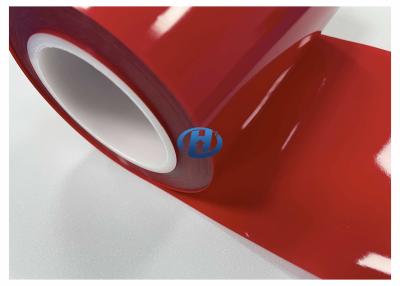 Cina silicone laterale del film rosso dell'HDPE di 80 μm singolo che non ricopre solvente, nessun trasferimento di Slicone, nessun residui in vendita