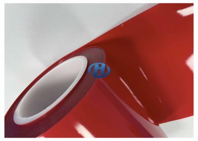Cina silicone laterale del film rosso dell'HDPE di 80 μm singolo che non ricopre solvente, nessun trasferimento di Slicone, nessun residui in vendita