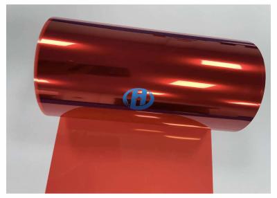 China 36 μm Red PET Anti Static Film UV Cured Silicone Coating Film Mainly used as waste discharge films in 3C industries for sale