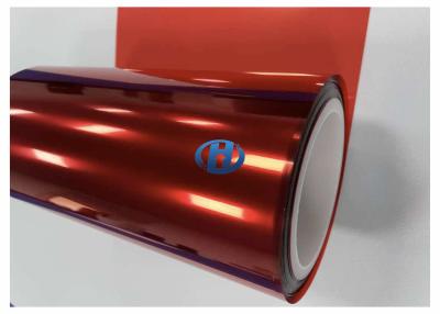 China 20 μm de Versiefilm van het HUISDIEREN niet Silicone, Rode die Polyethyleenterephthalate, als film van de afvallossing in 3C-de industrieën wordt gebruikt Te koop