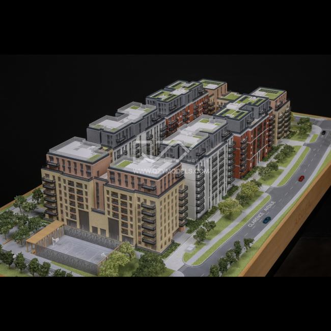 Clapham Park Apartment Model - Front View
