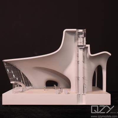 China 1/50 Monochrome Architecture Model MAD Lucas Museum Custom for sale