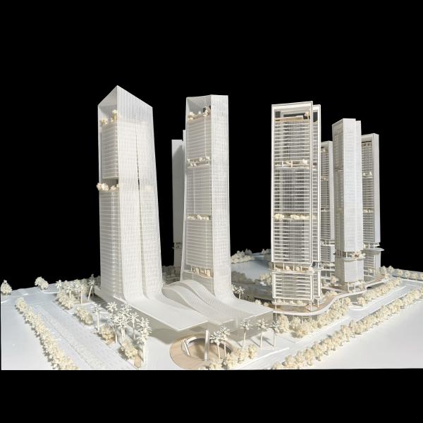ODM 3D 프린트 건축 모델 빌딩 HSA 1:1000
