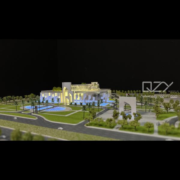 Quality Conceptual Buildings City Planning Model 1/500 Doha Court Complex Project for sale