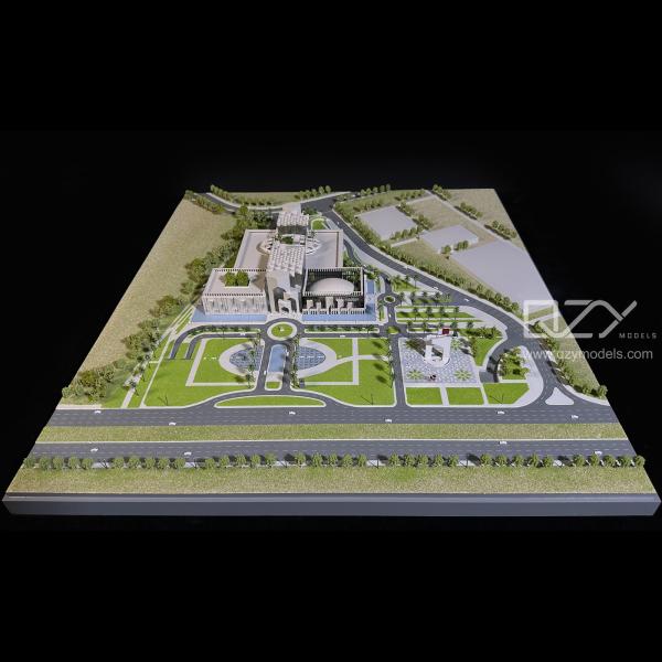 Quality Conceptual Buildings City Planning Model 1/500 Doha Court Complex Project for sale