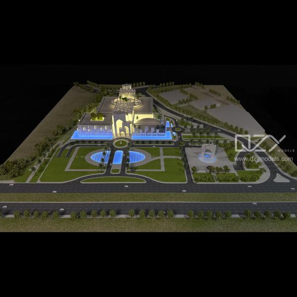 Quality Conceptual Buildings City Planning Model 1/500 Doha Court Complex Project for sale