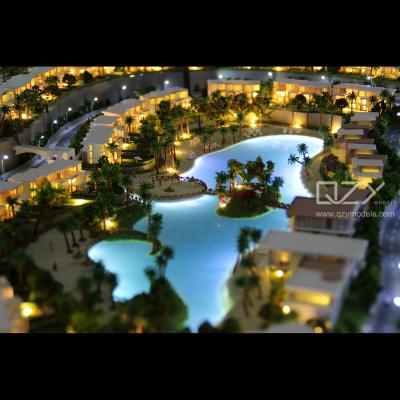 Cina Famous Village Buildings CNC Architettura Modello Egitto 1/500 White Bay in vendita