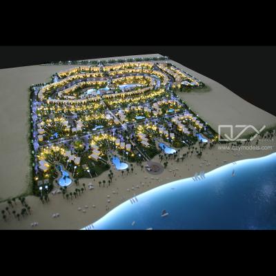 Cina Famous Village Buildings CNC Architettura Modello Egitto 1/500 White Bay in vendita