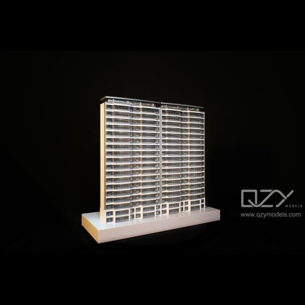 Quality LWK 3D Skyscraper Architecture Structural Model 1/100 Hangzhou Zhonghai for sale