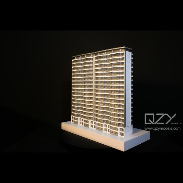 Quality LWK 3D Skyscraper Architecture Structural Model 1/100 Hangzhou Zhonghai for sale