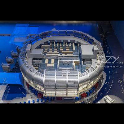 Cina Aluminio ABS Metallo Modelli a scala industriale Accademia cinese delle scienze 1/70 in vendita