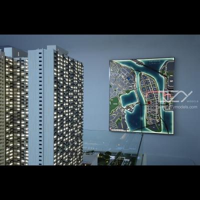 Cina Architetti Modelli di edifici in miniatura a scala 1:100 Appartamenti per anziani a Macao in vendita