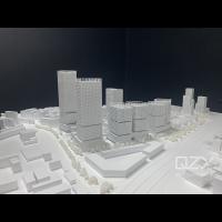 China 1:1000 Scale 3D Printed Architectural Model - Shenzhen Project Study Concept with 5-Day Production for sale
