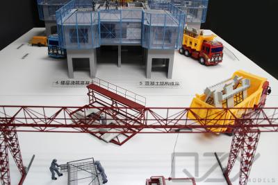 Cina Vanke - 1/20 Modello di processo di costruzione residenziale industrializzata Modelli su scala industriale in vendita