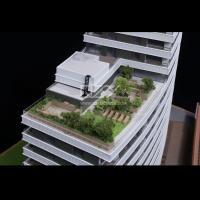 China BBC Televation Centre Architectural Model 1/150 Scale Acrylic ABS Handmade Display for sale