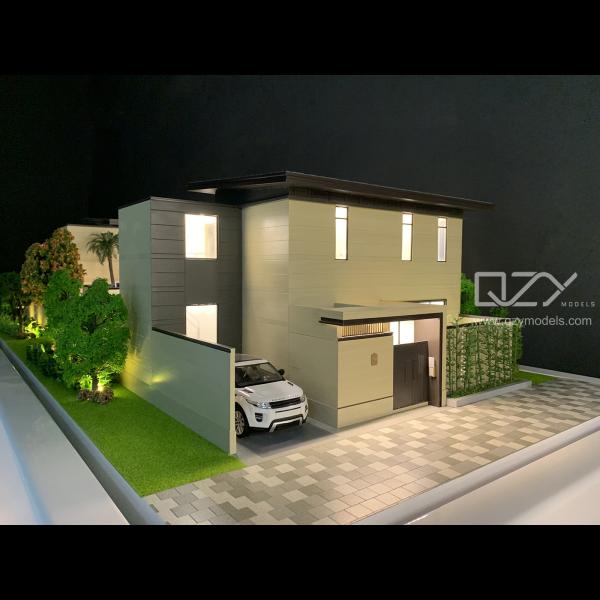 Quality Aesthetic Villa Architecture Structural Model Plastic Acrylic Metal 100KG for sale