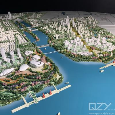 China Aecom Mini Building Nantong Urban Model Architecture 1/1500 for sale