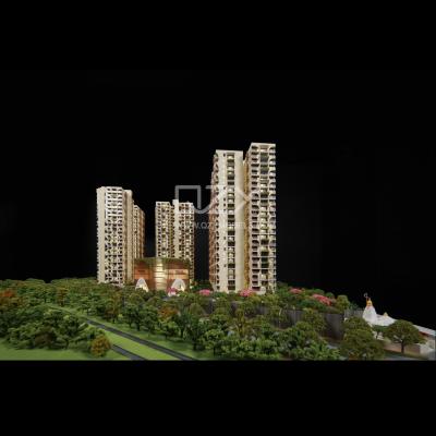Cina 1/150 India Hyderabad Trilok Residence Modello Termoformatura Modelli di Architettura in Miniatura in vendita