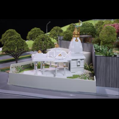 Cina 1/150 India Hyderabad Trilok Residence Modello Termoformatura Modelli di Architettura in Miniatura in vendita
