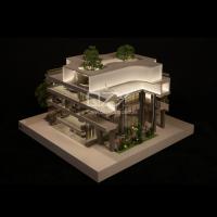 China 1:50 Scale Villa Sales Section Model Handmade ABS Acrylic Metal Wood Realistic Display for sale