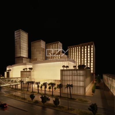 China 1/100 Riyadh Kings' Square Modelle van kantoorgebouw Te koop