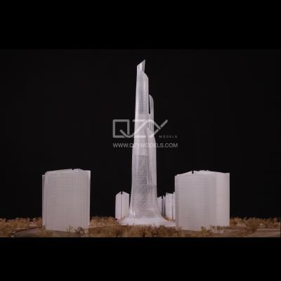China 1/100 Dushanbe Skyscraper  Tower Model for sale