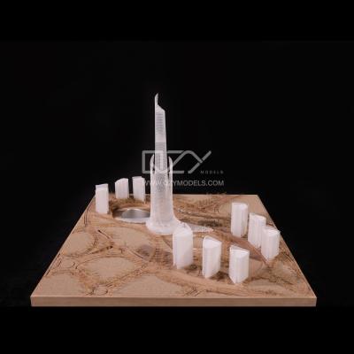 China 1/100 Dushanbe Skyscraper  Tower Model for sale