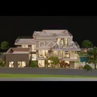 China 1:50 Scale Realistic Villa Model with LED Lighting 100kg ABS Acrylic for sale