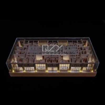 China 1:50 Scale Realistic Villa Model ABS Acrylic Wood Display for sale