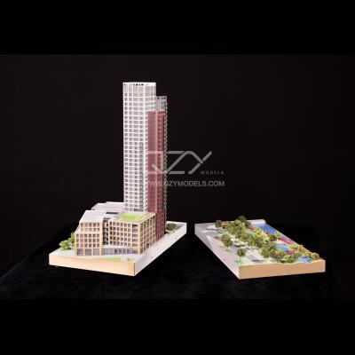 China Modelo de terreno británico Modelo de escala arquitectónica en miniatura 1/200 para presentaciones y exhibiciones profesionales en venta