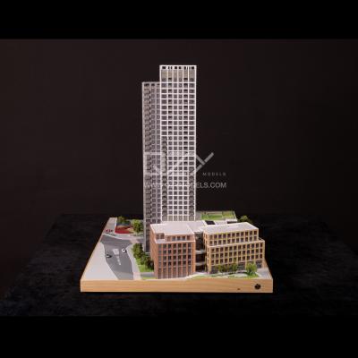 China Modelo de terreno británico Modelo de escala arquitectónica en miniatura 1/200 para presentaciones y exhibiciones profesionales en venta