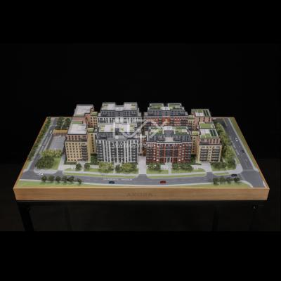 China 1:350 Scale Clapham Park Apartment Model with Illumination and 25 Days Lead Time Architectural Physical Model for sale