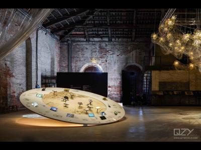 Κίνα Ρεαλιστικό εννοιολογικό μινιμαλισμό Liangzhu Landscape Model για επίδειξη και μελέτη στη Μπιενάλε Αρχιτεκτονικής της Βενετίας προς πώληση