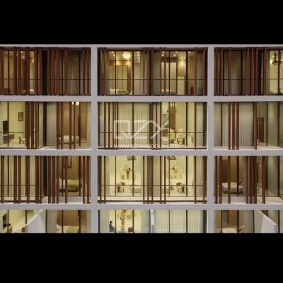 China 1:30 Scale Realistic Luxury Apartment Model with iPad Controlled Lighting for Dubai Real Estate for sale