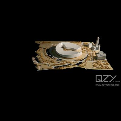 China 1:1000 Scale Architectural Model of Tencent Conference Center - Conceptual Masterpiece with Wood and 3D Printing Precision for sale