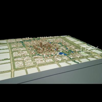 China Aecom 1:1000 Scale Handmade Realistic Miniature Building Models for Shanghai Jiading City Planning for sale