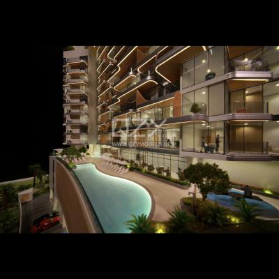 China 1:75 Scale MAJAN Apartment Tower Architectural Model with 4000K Warm White Light and Handmade Craftsmanship for sale