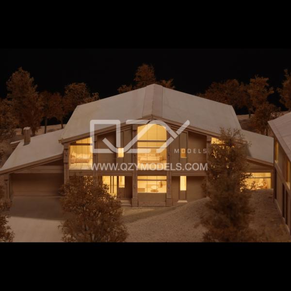Quality 1:100 Scale Realistic Style Architectural Model with Solid Wood Craftsmanship for sale