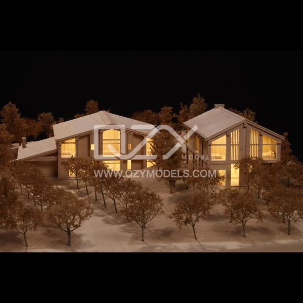 Quality 1:100 Scale Realistic Style Architectural Model with Solid Wood Craftsmanship for sale