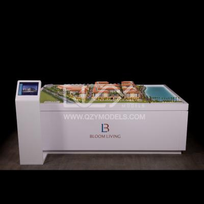 China 1:200 Scale Architectural Sandbox Model with Multimedia Touch Display and High-Quality ABS Material for Bloom Holdings Project for sale