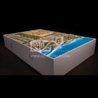 China 1:750 Manhattan Crystal Model Custom Urban Planning Sand Table with 3000K Warm Lighting for sale